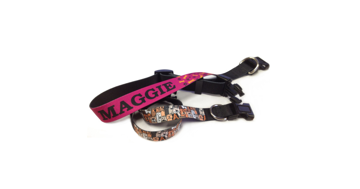 Polyester Dog Collars for Dye Sublimation