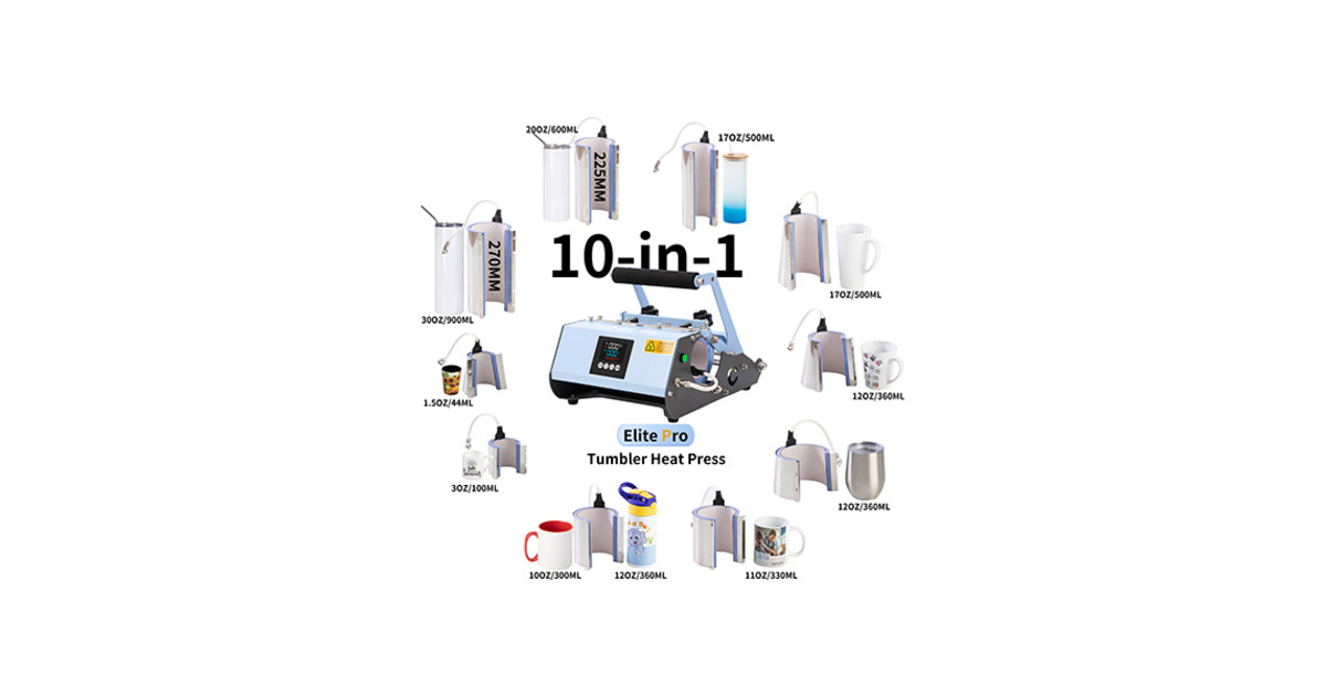 GJS TP100 Elite Pro Tumbler Press 10-in-1