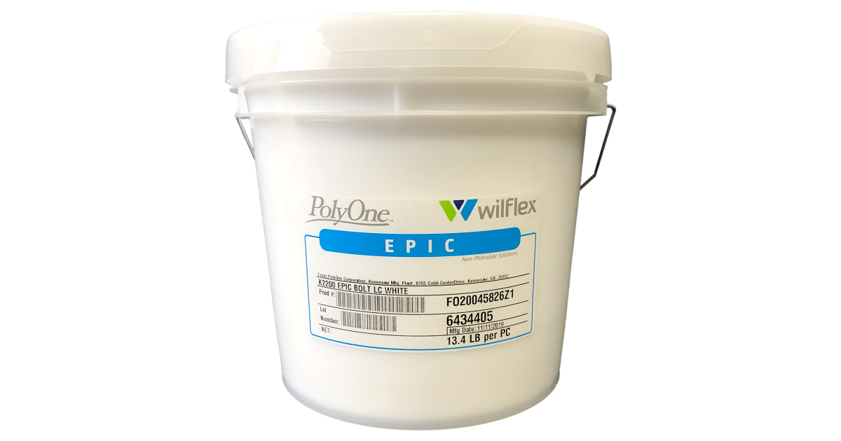 Wilflex Bolt LC White Plastisol Ink for Screen Printing | GJS