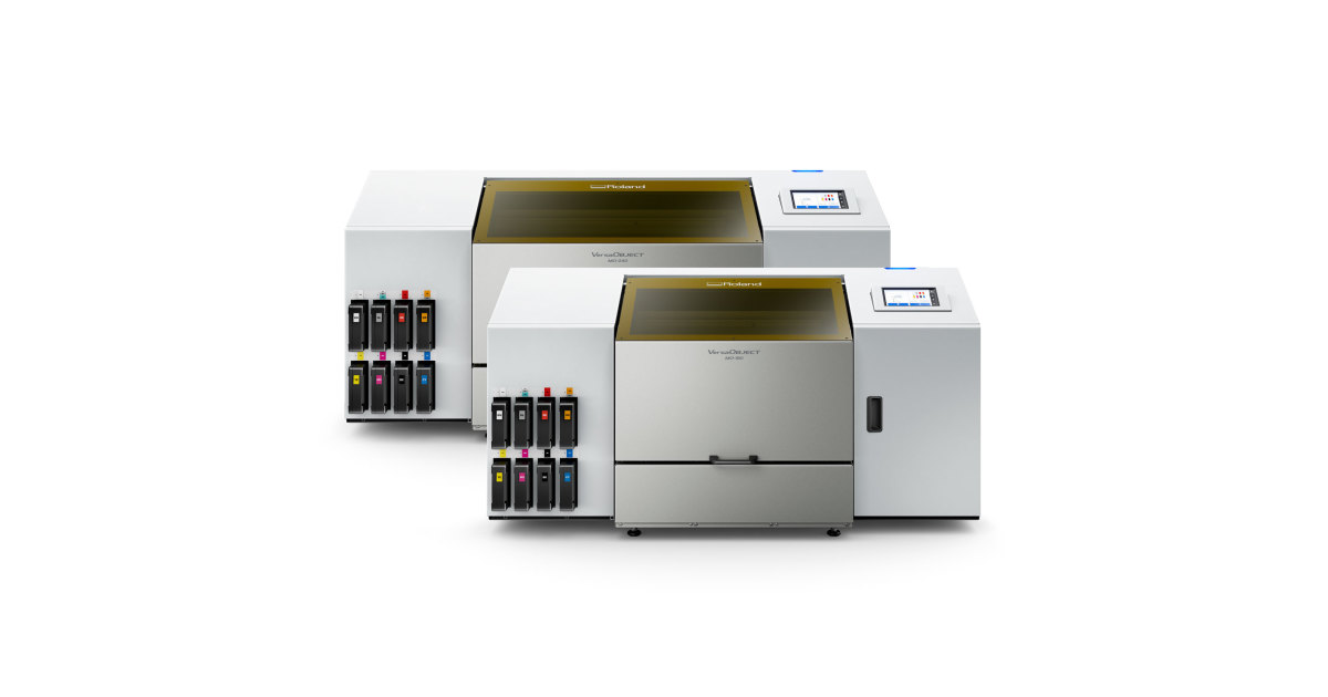 Roland DG VersaOBJECT MO Series Benchtop UV Flatbed Printer