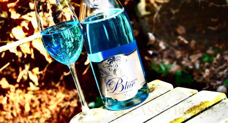 If you are feeling Blue then... - Glass Of Bubbly