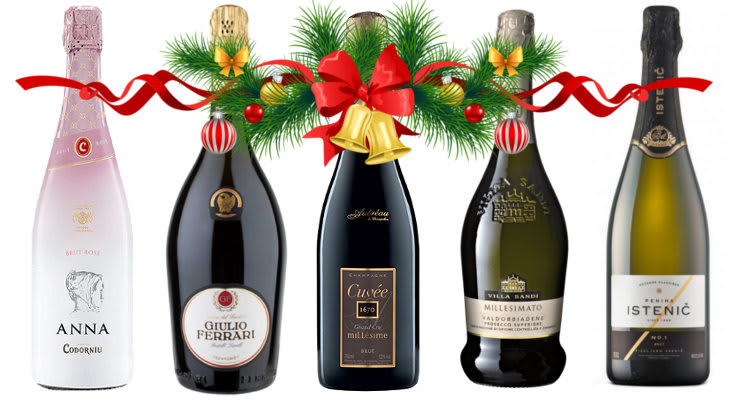 A Sprinkling of European Fizz for Christmas - Glass Of Bubbly