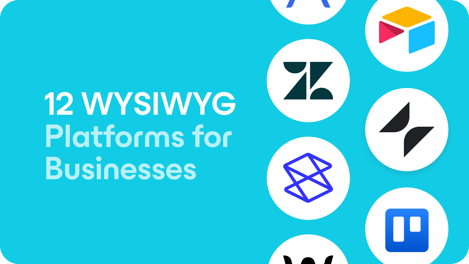 Glide • 12 WYSIWYG Platforms for Businesses: Website Builders ...