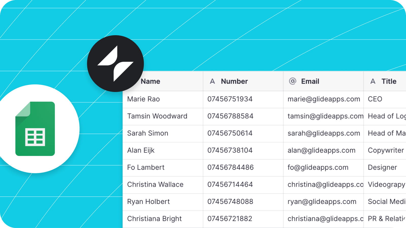 Glide • How To Make A Database App Using Spreadsheets