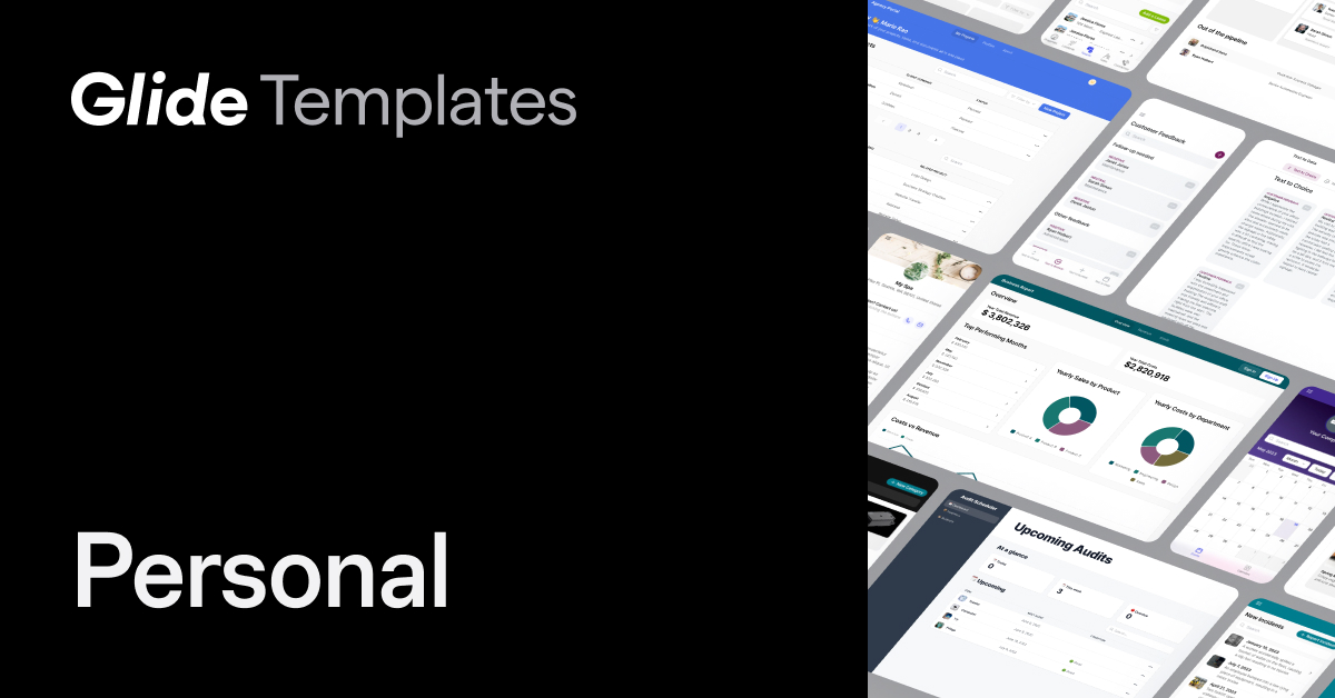 Personal Templates | Glide
