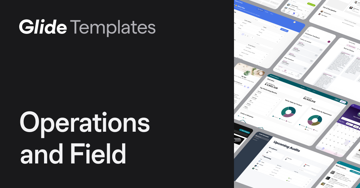 Operations & Field Templates | Glide