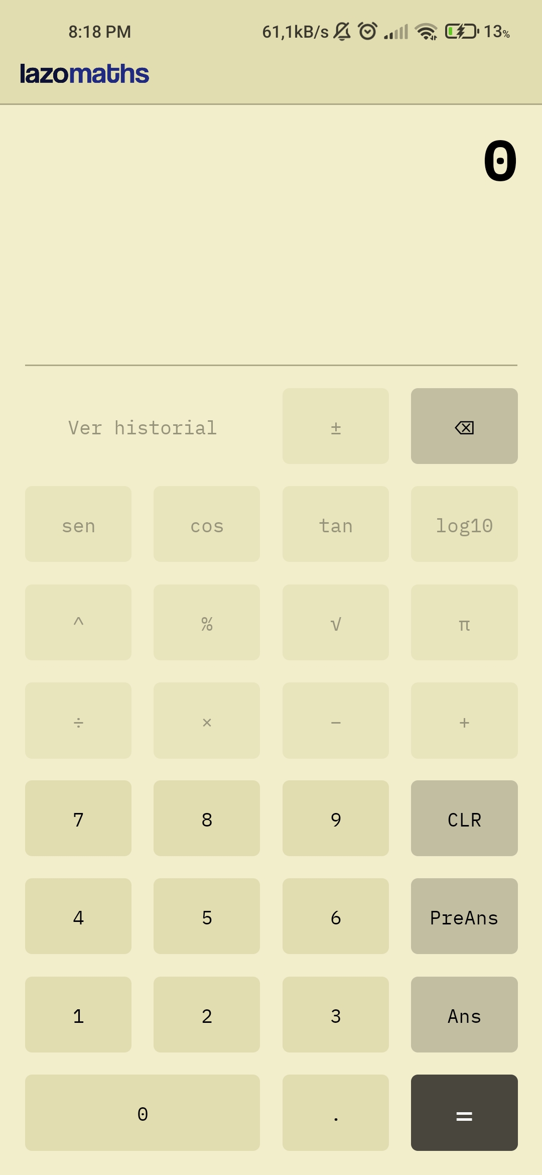 GitHub - raegnald/lazomaths: Calculadora estilosa hecha en React Native y dedicada a J. A. Lazo ...