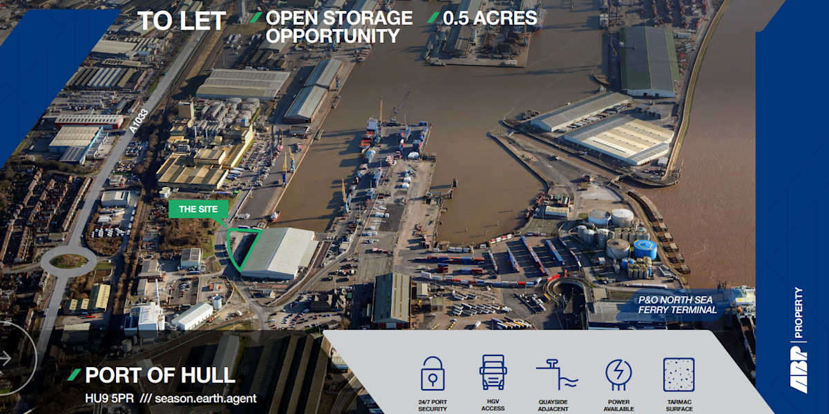 0.5 acres of Open Storage Land, King George Dock | JLL Properties - UK