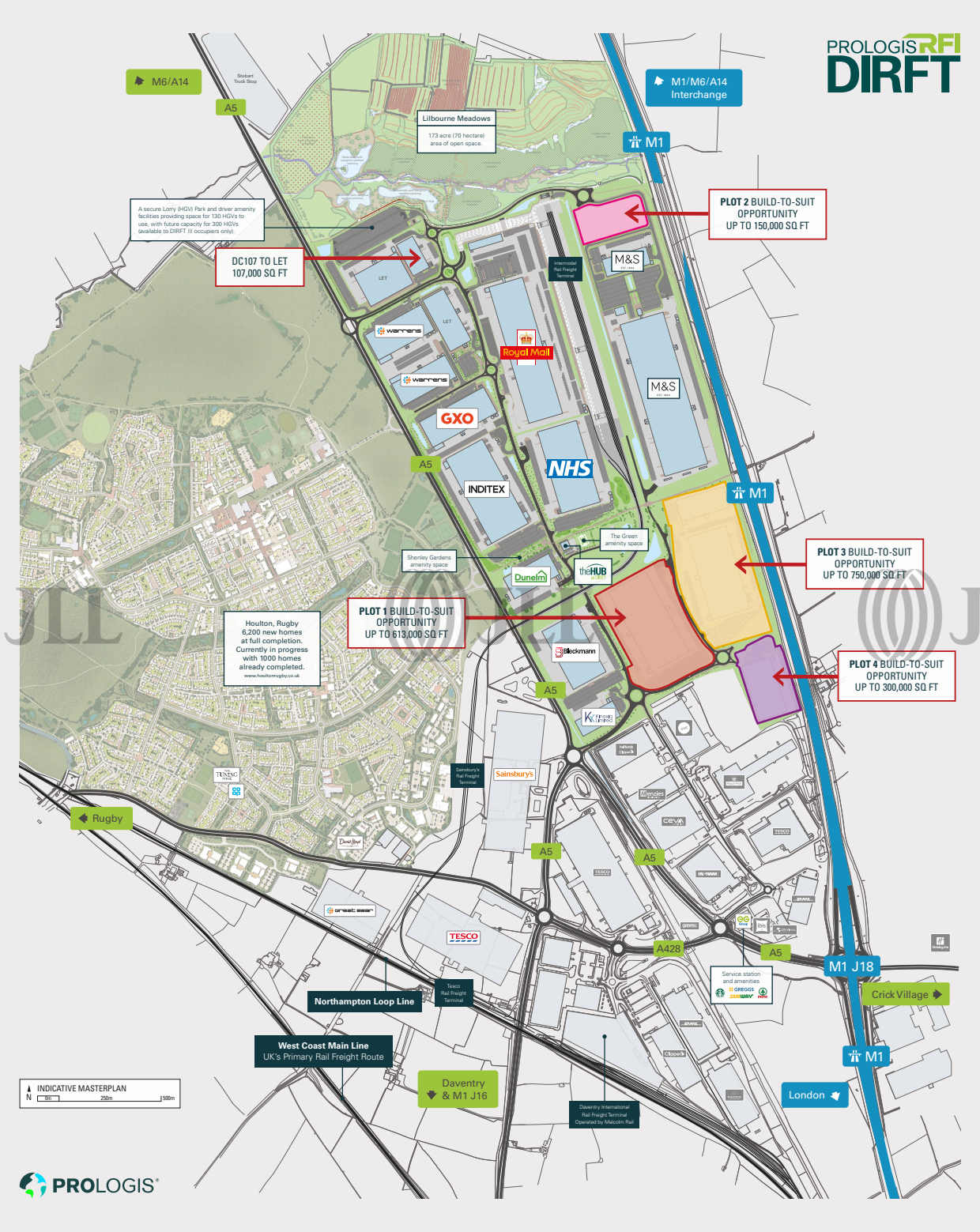 DC Various, Prologis RFI DIRFT - Land For Rent | JLL - UK