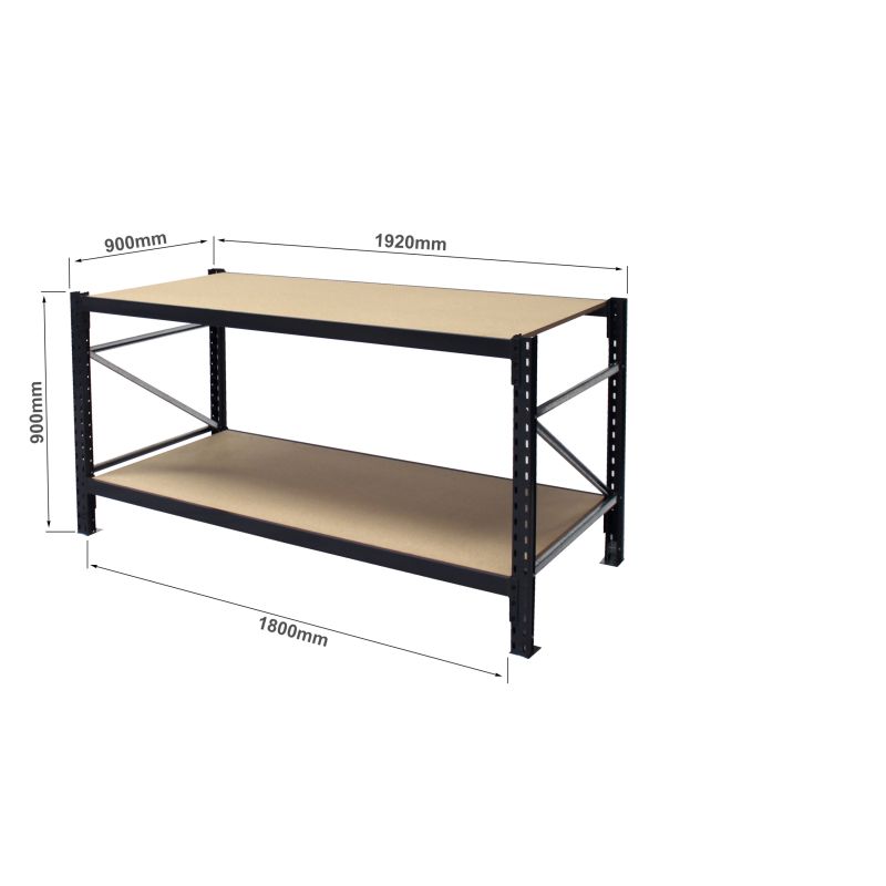 2 Tier Longspan Workbench | Global Industrial