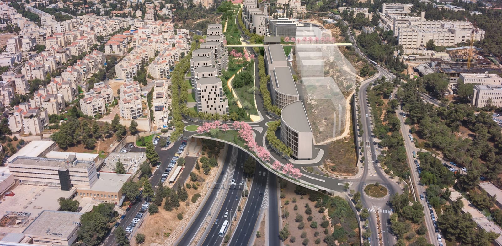 Plan to cover Jerusalem's Begin Highway approved for objections - Globes