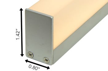 Surface-Mounted LED Channels | Aluminum Profiles for Surface Mount
