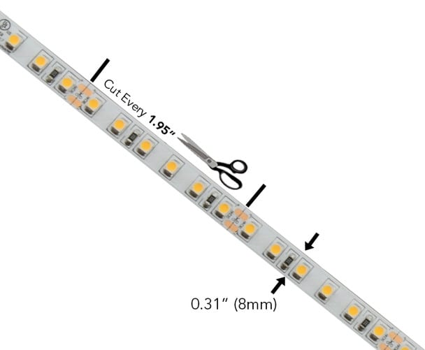 UL-Listed 24V Commercial Grade LED Strip | 3528 120/ M Med-Output ...