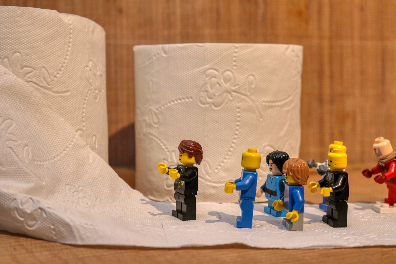 Loo rolls and other flying objects