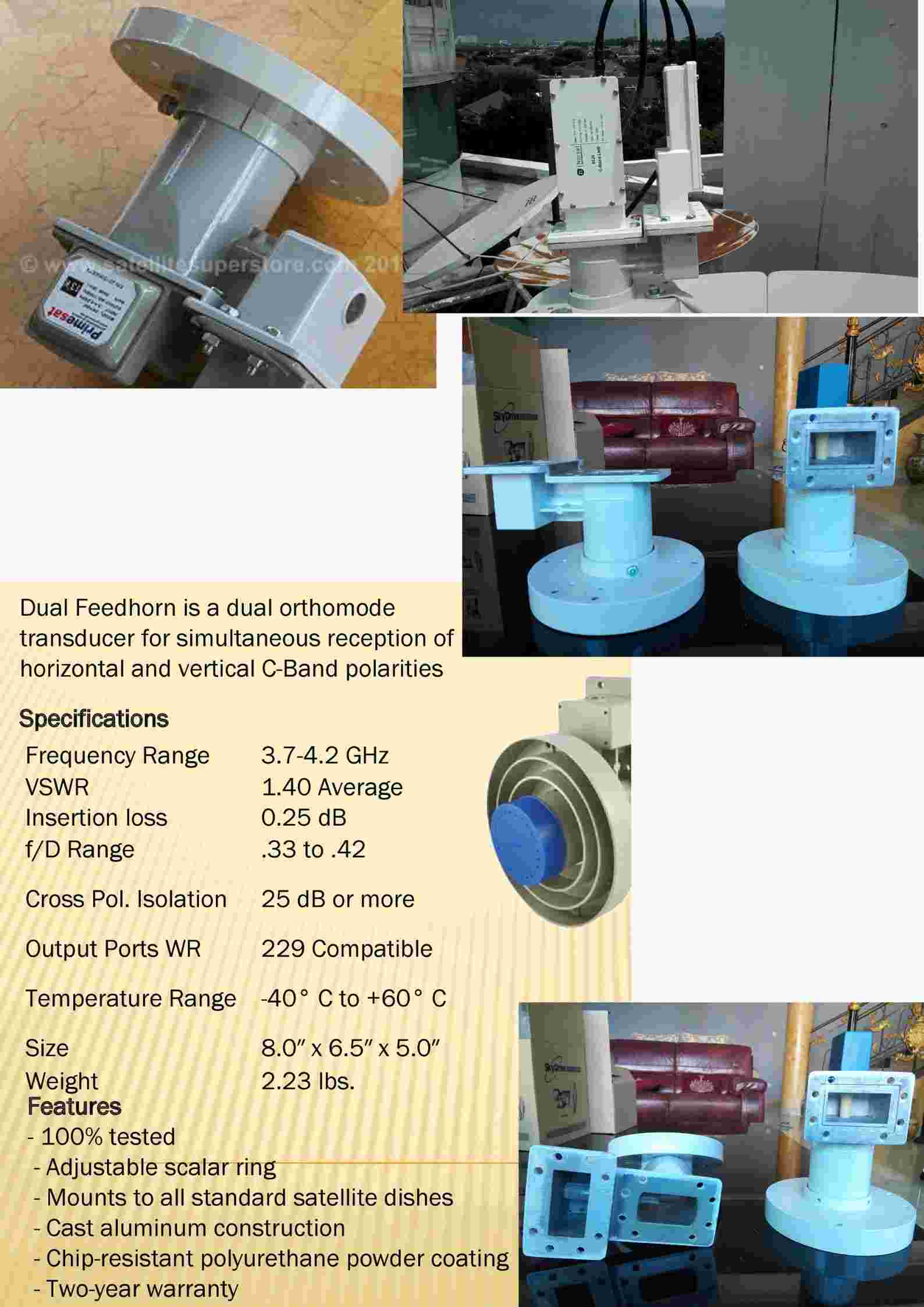 Jual Circular Feedhorn | Spectrumantenna | SPECTRUMANTENNA