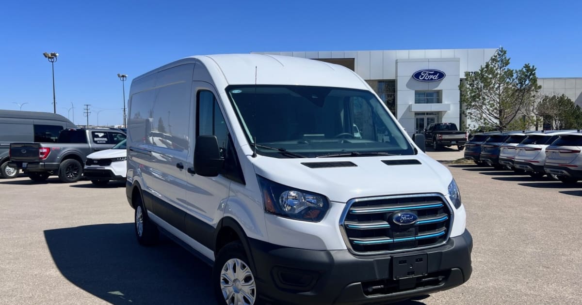 Ford E-Transit Cargo Van T-350 148" Med Rf 9500 GVWR RWD | Go Auto