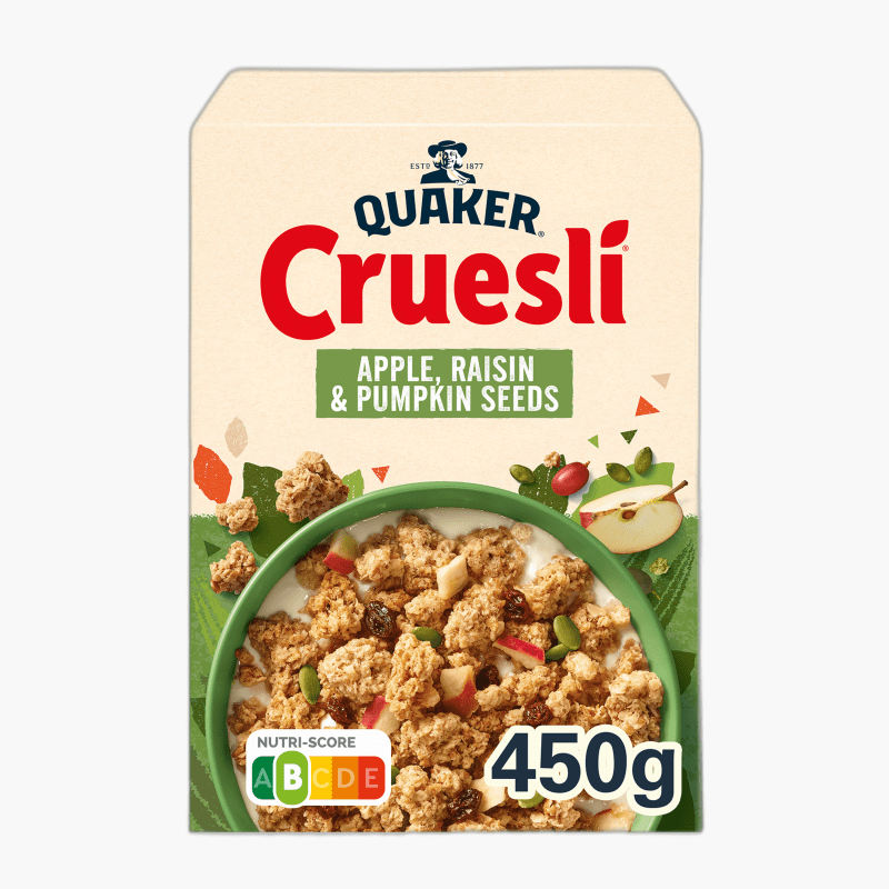 Quaker Cruesli Multifruit 450g online bestellen! | Flink