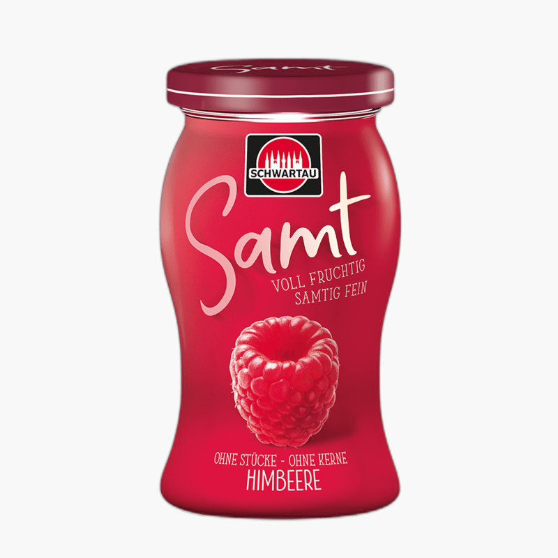 Schwartau Samt Erdbeer-Vanille Fruchtaufstrich ohne Stücke & ohne Kerne ...