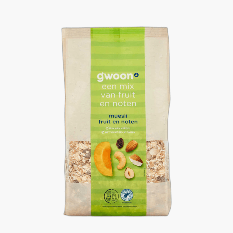 G'woon Mueslireep Chocolade 6 St. online bestellen! | Flink