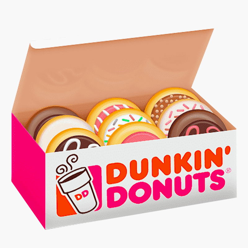 Dunkin Donuts Box Amazon.com : Dunkin' Box O Chocolates Individually