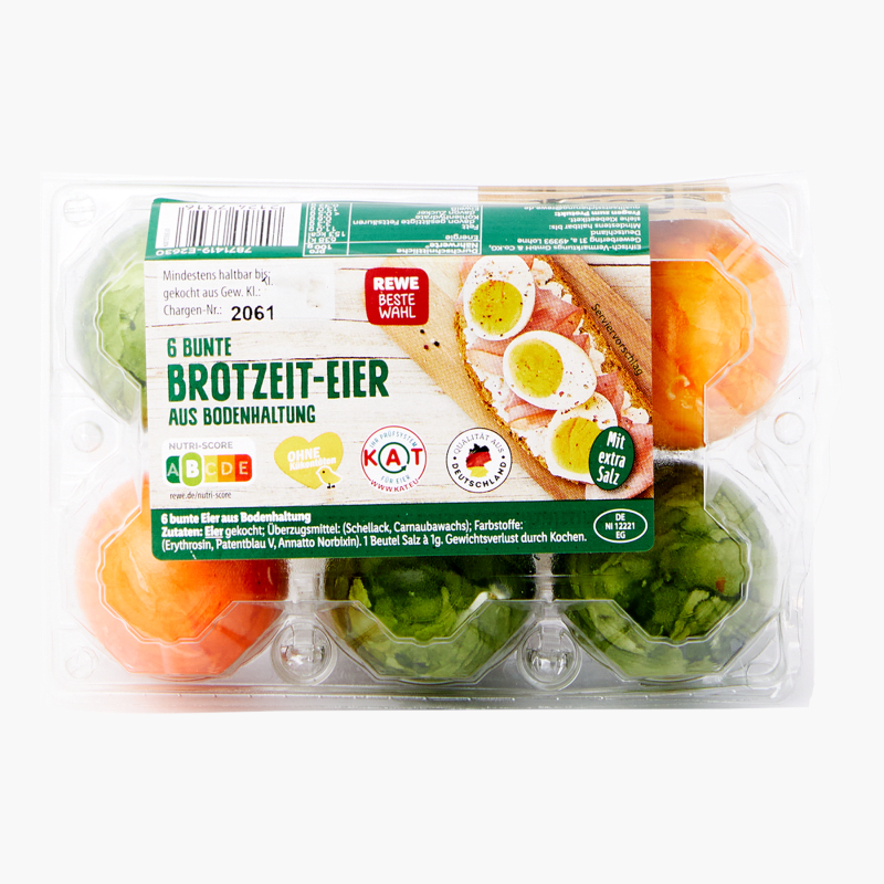 Rewe Beste Wahl Eier Freilandhaltung 6er order online! | Flink
