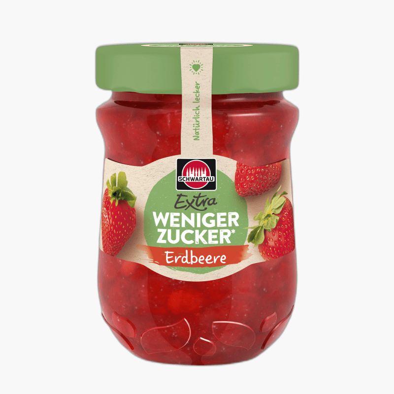 Schwartau Samt Erdbeer-Vanille Fruchtaufstrich ohne Stücke & ohne Kerne ...