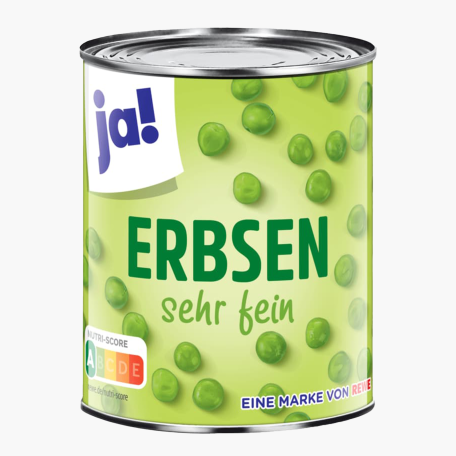 Ja! Erbsen sehr fein mit Möhren sehr fein 265g shop_pdp_title
