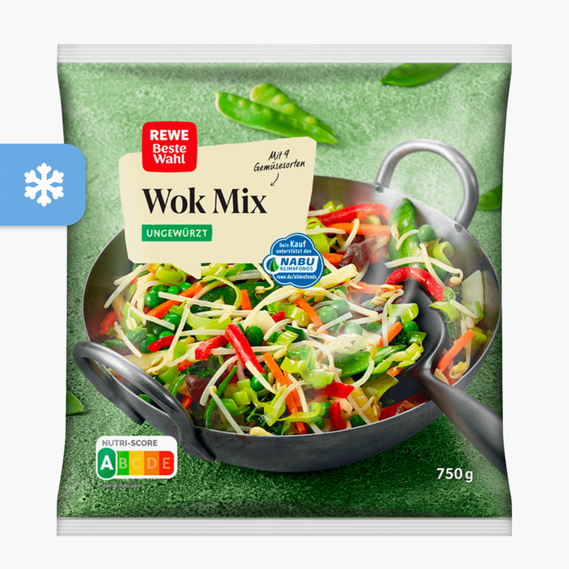 Rewe Beste Wahl Gemüsepfanne Asiatische Art 500g bei Flink online ...