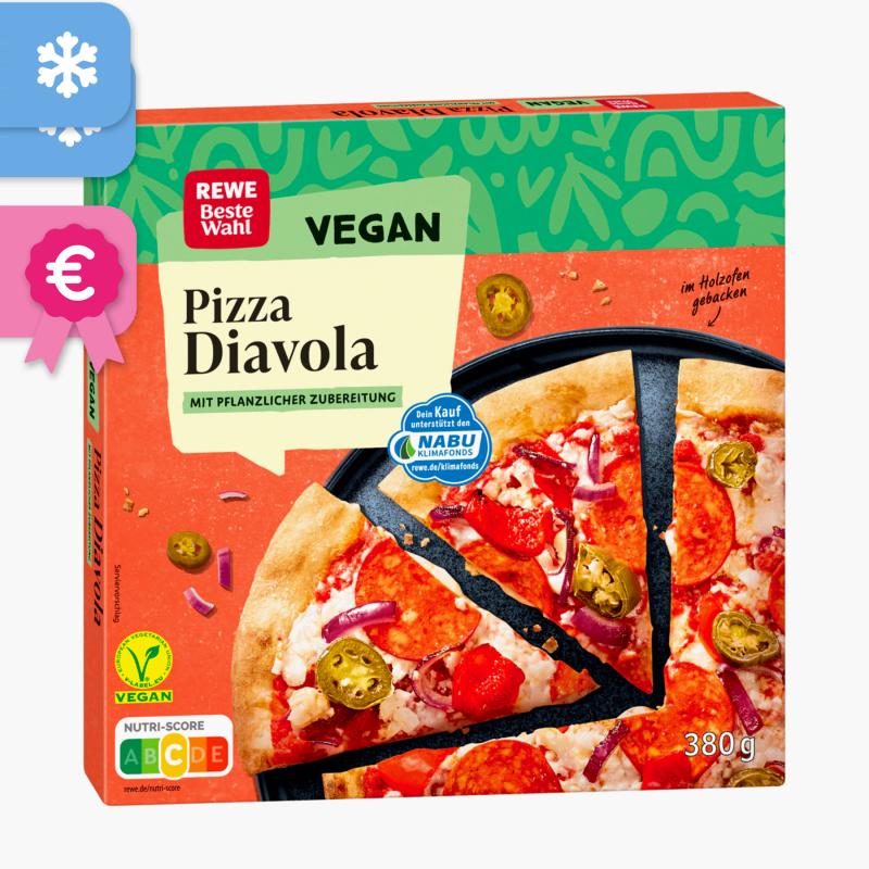 Rewe Beste Wahl Pizza Stuffed Crust Salami 472g bei Flink online bestellen!
