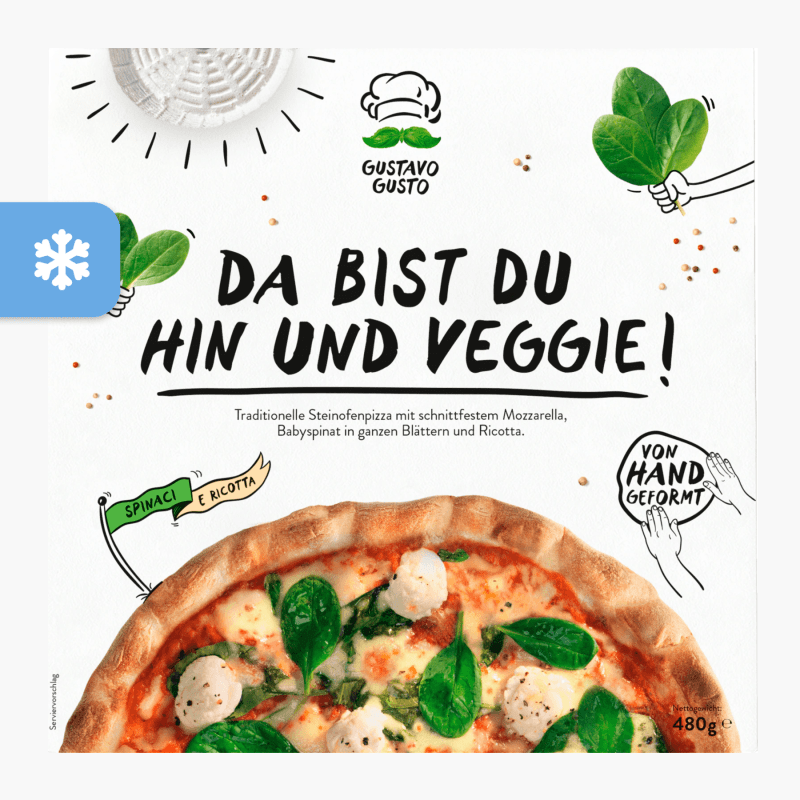 Gustavo Gusto Pizza Tonno e Cipolla 47g order online! | Flink