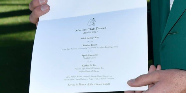 History of the Masters Champions Dinner