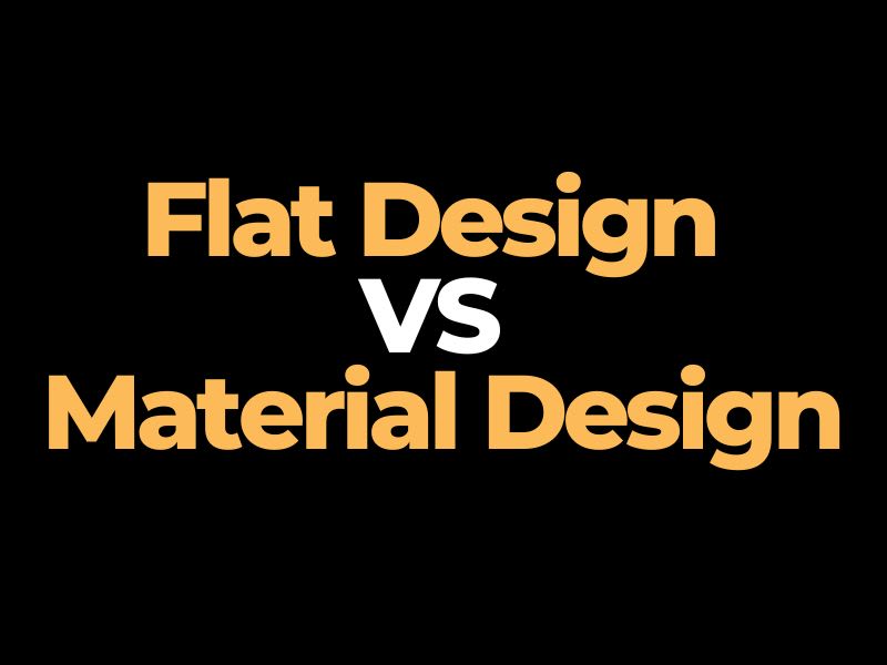 Flat Design vs Material Design : Que comprendre