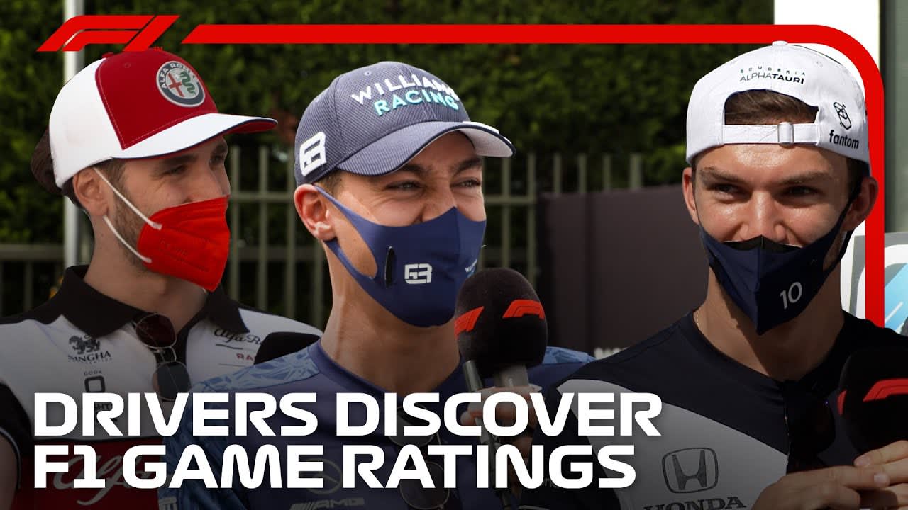 F1 Game Driver Ratings: Drivers Guess Their Teammate's Rating | Goosed