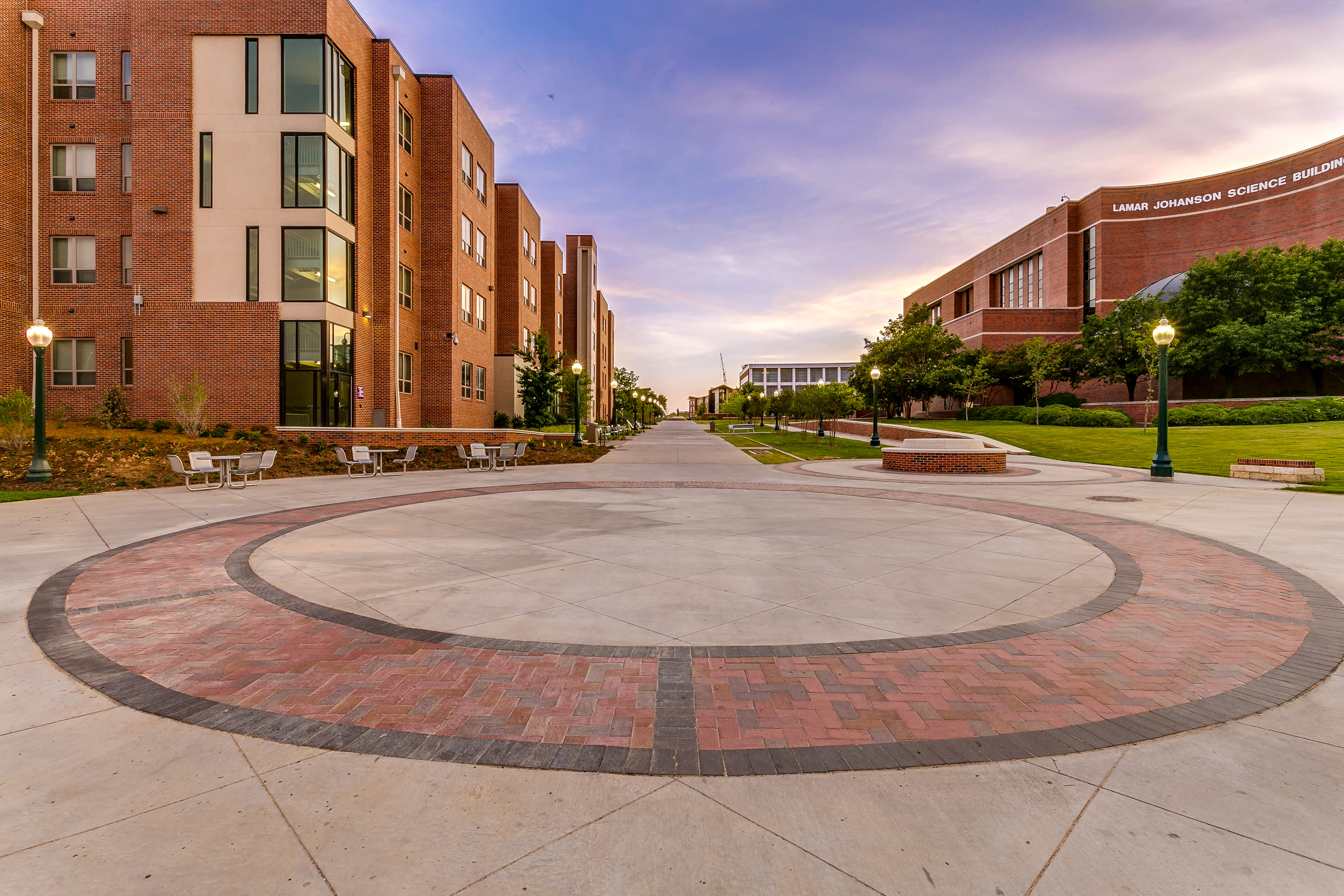 complimenting the existing color pallet found throughout the campus ...