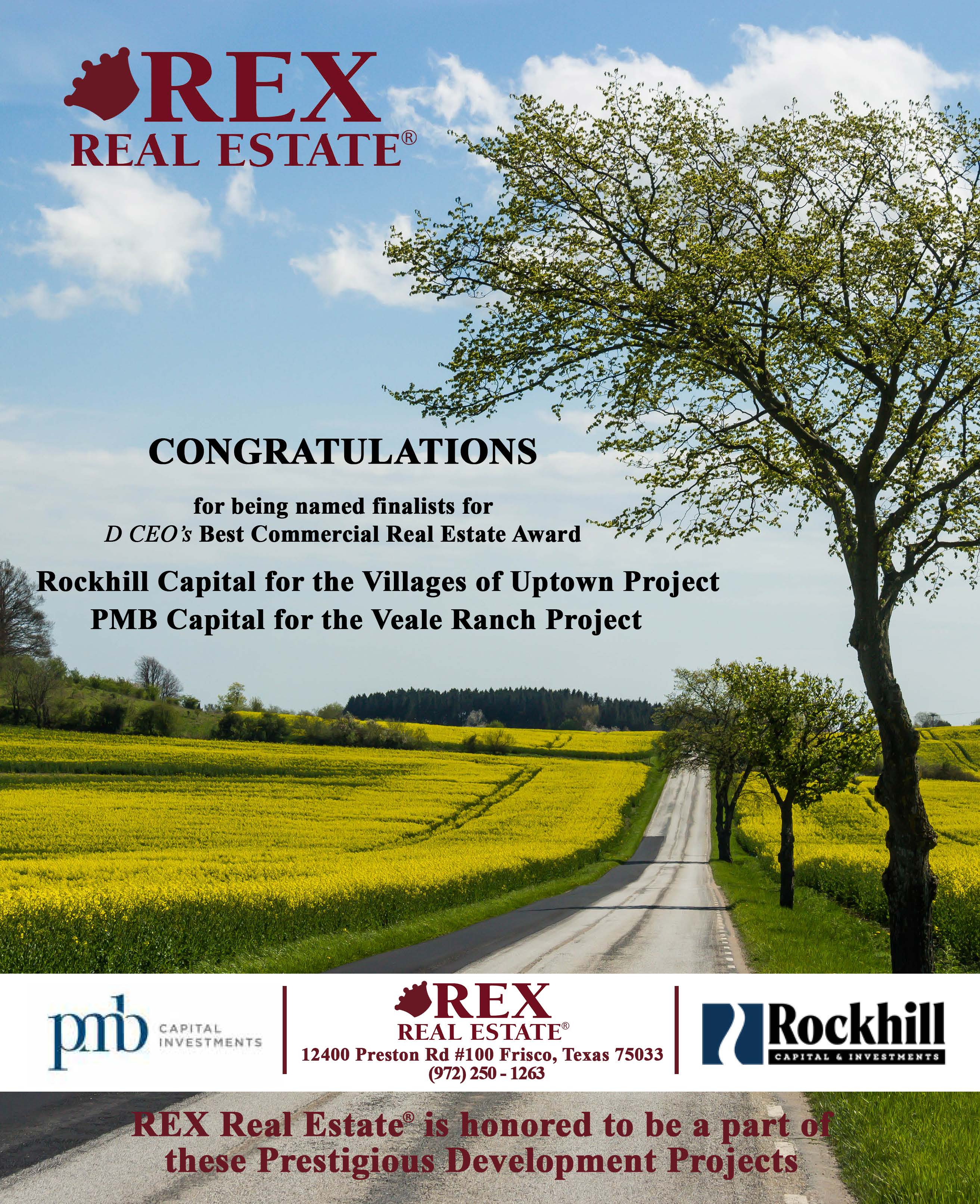 D CEO Magazine's Commercial Real Estate Awards