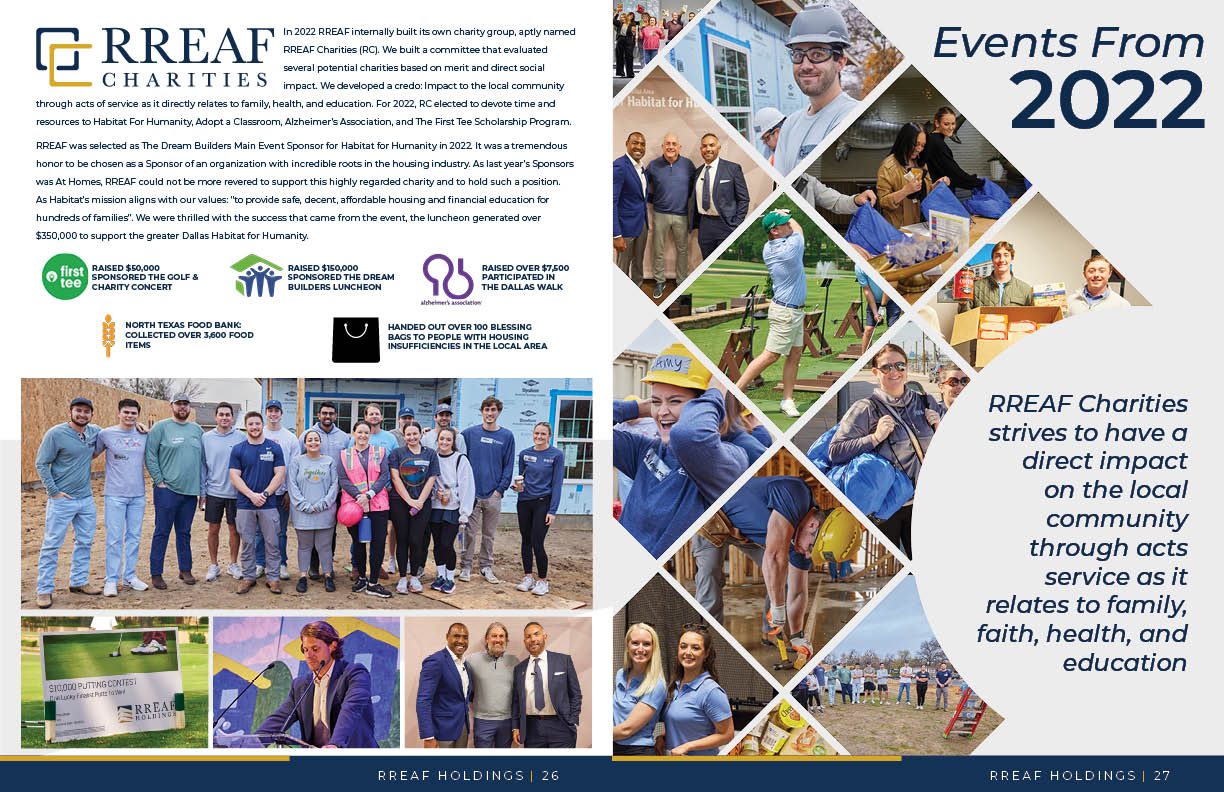 RREAF Holdings 2022 Year End Newsletter