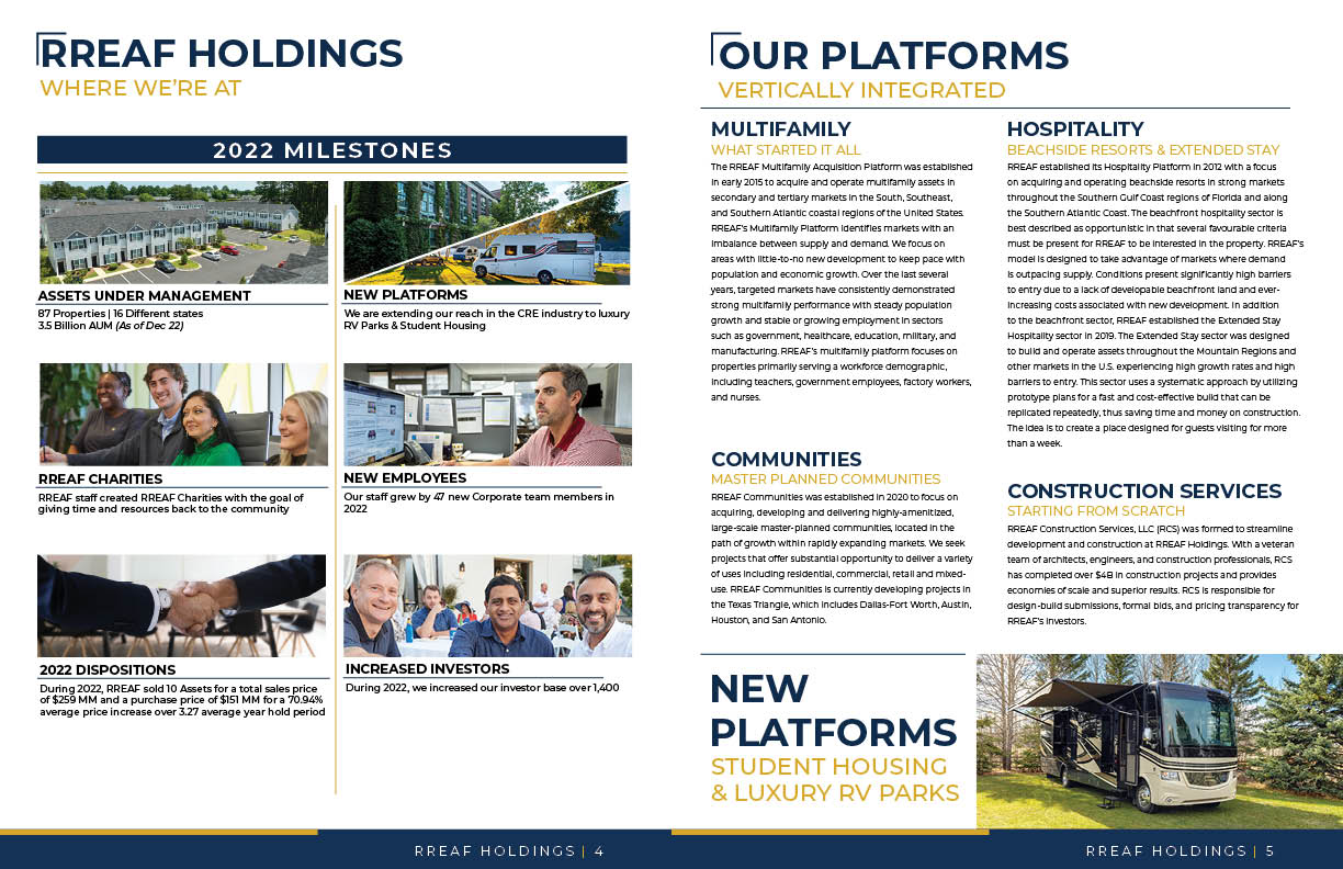 RREAF Holdings 2022 Year End Newsletter