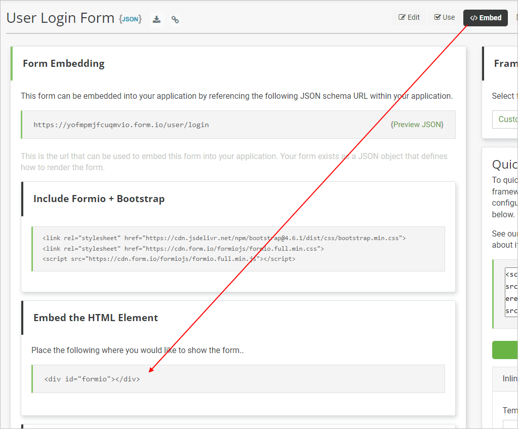 Configure Authentication In A New App—The Next Form.io Example