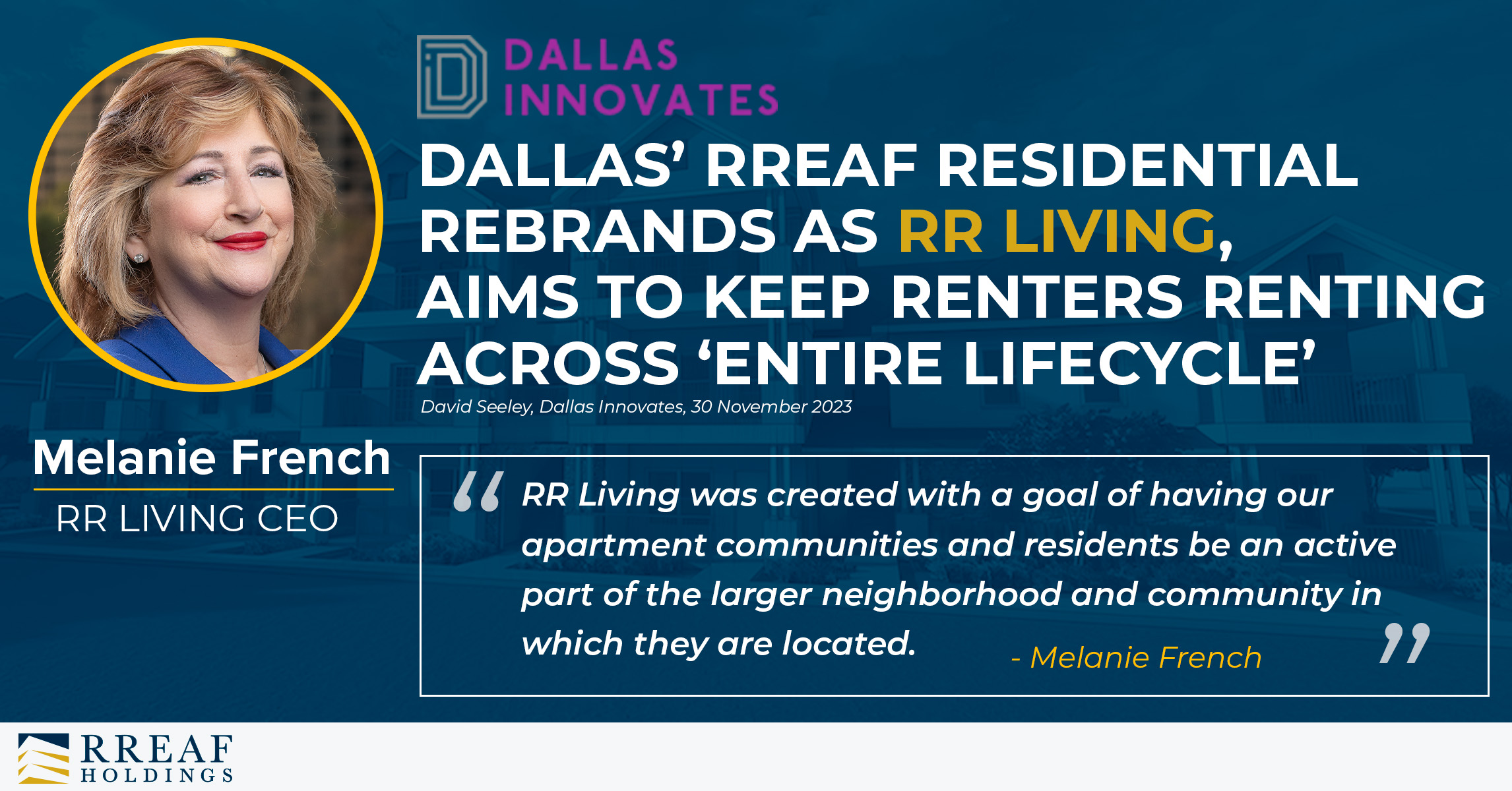Dallas’ RREAF Residential Rebrands as RR Living