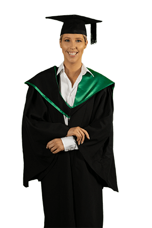 Australian Catholic University Master of Education graduation gown set ...