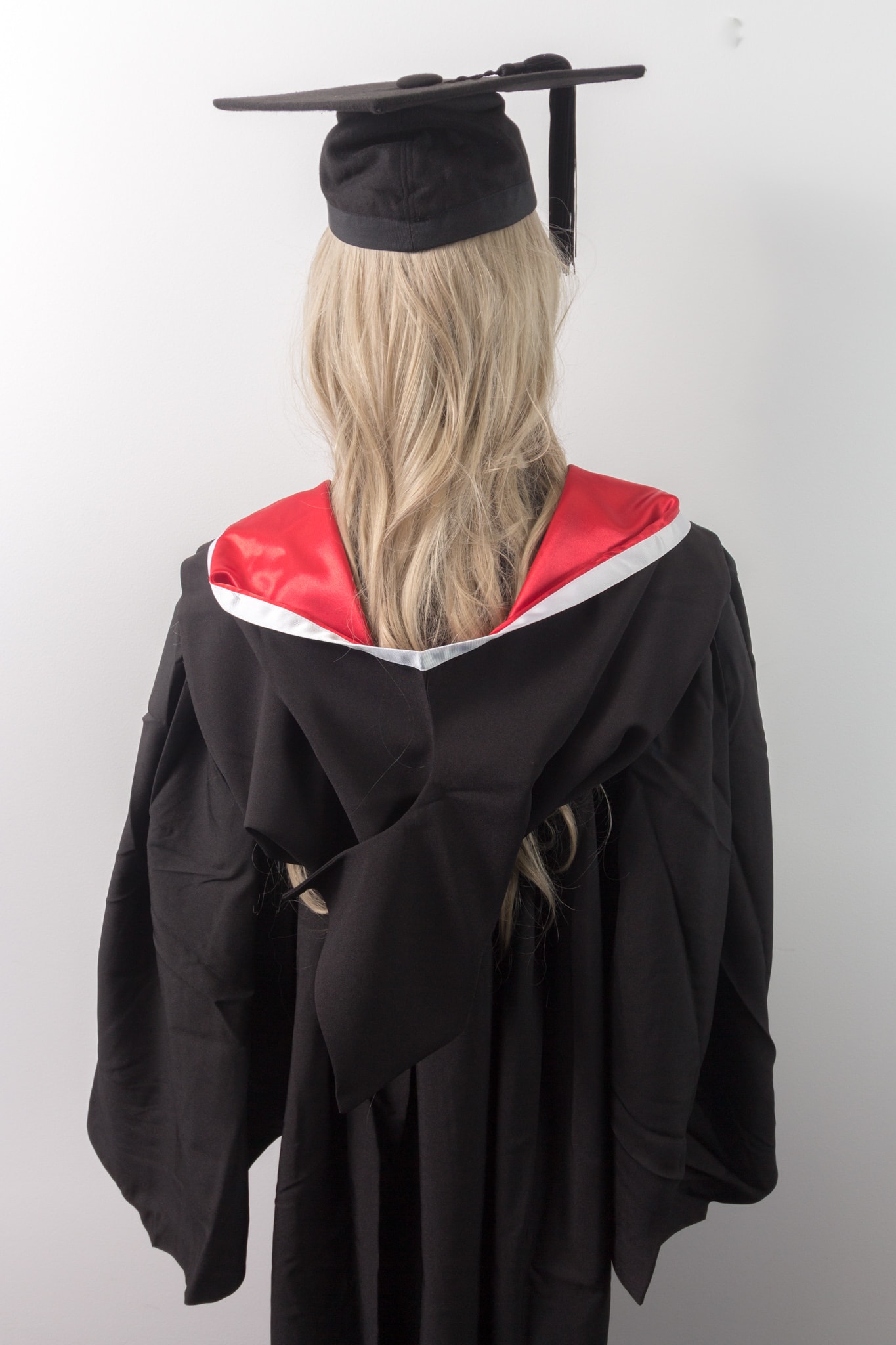 RMIT Bachelor of Architecture graduation gown set - Back view