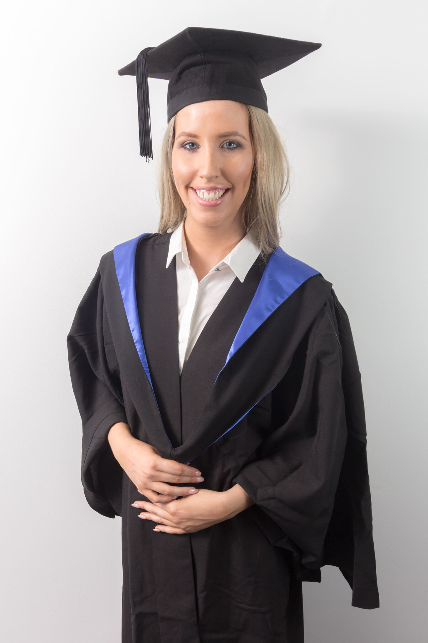 Victoria University Bachelor Of Business Or Business Administration Graduation Gown Set Front View 