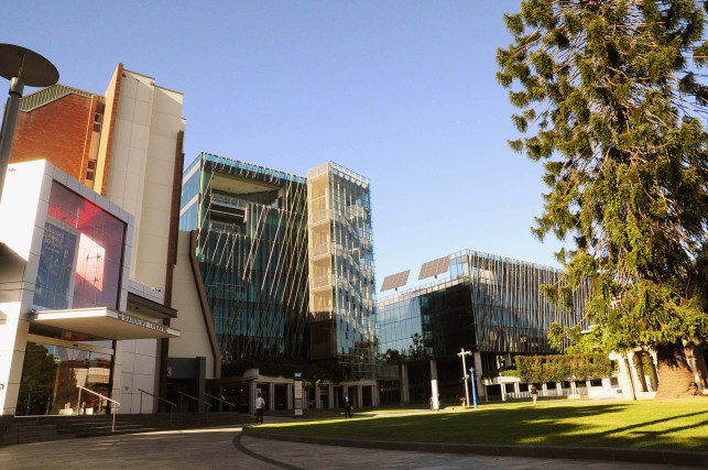 QUT courtyard view