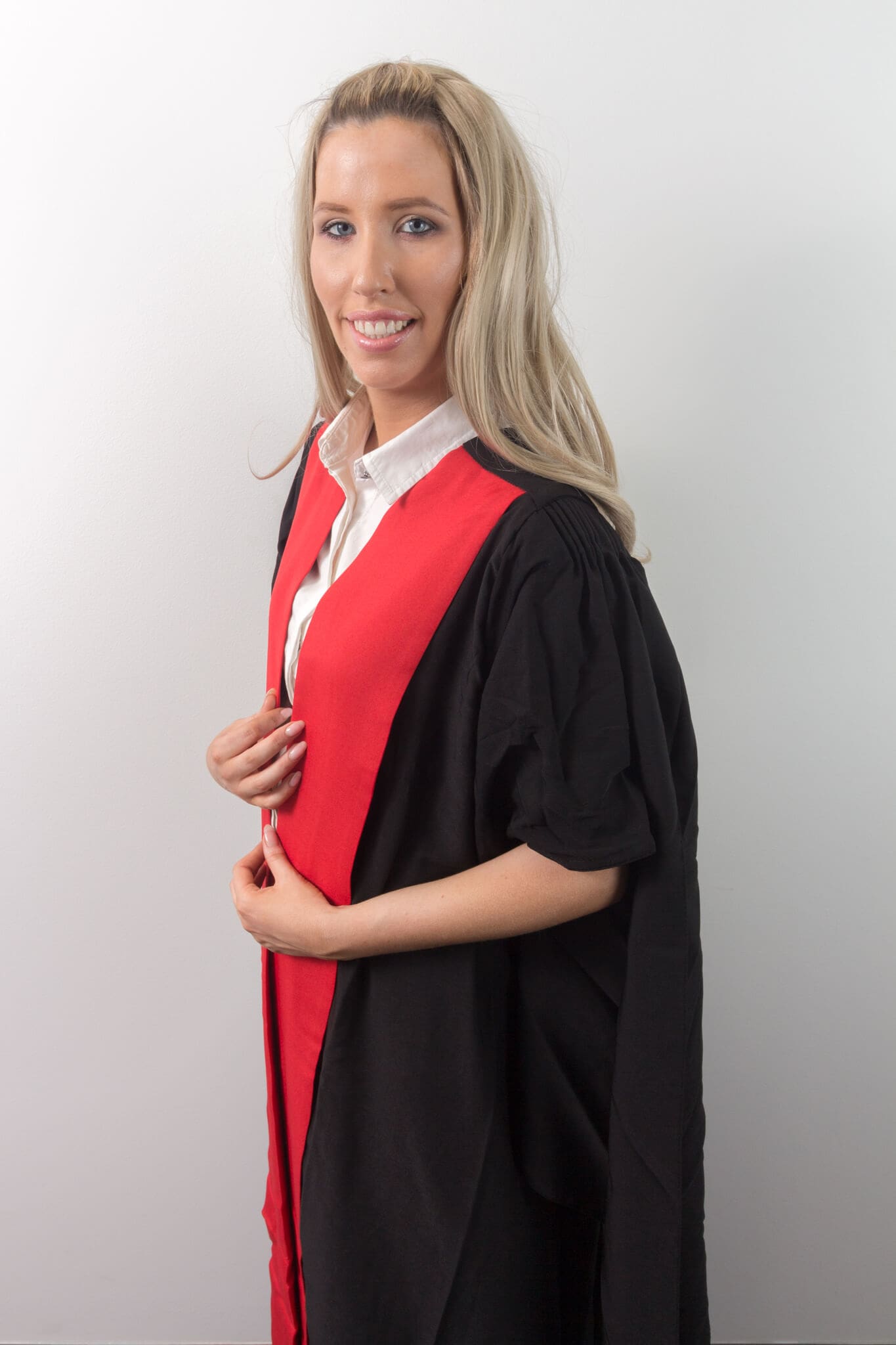 PhD gown set - Side view