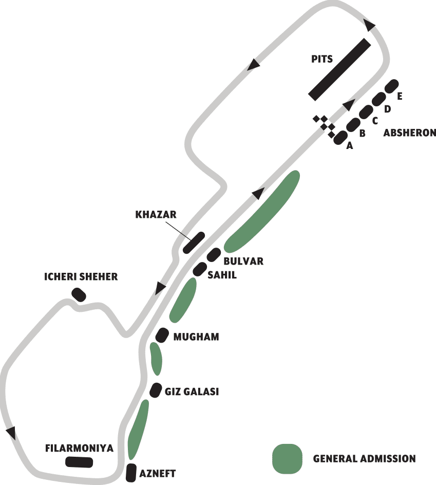 F1 tickets Azerbaijan GP, Baku • Buy ticket – gp1tickets.com