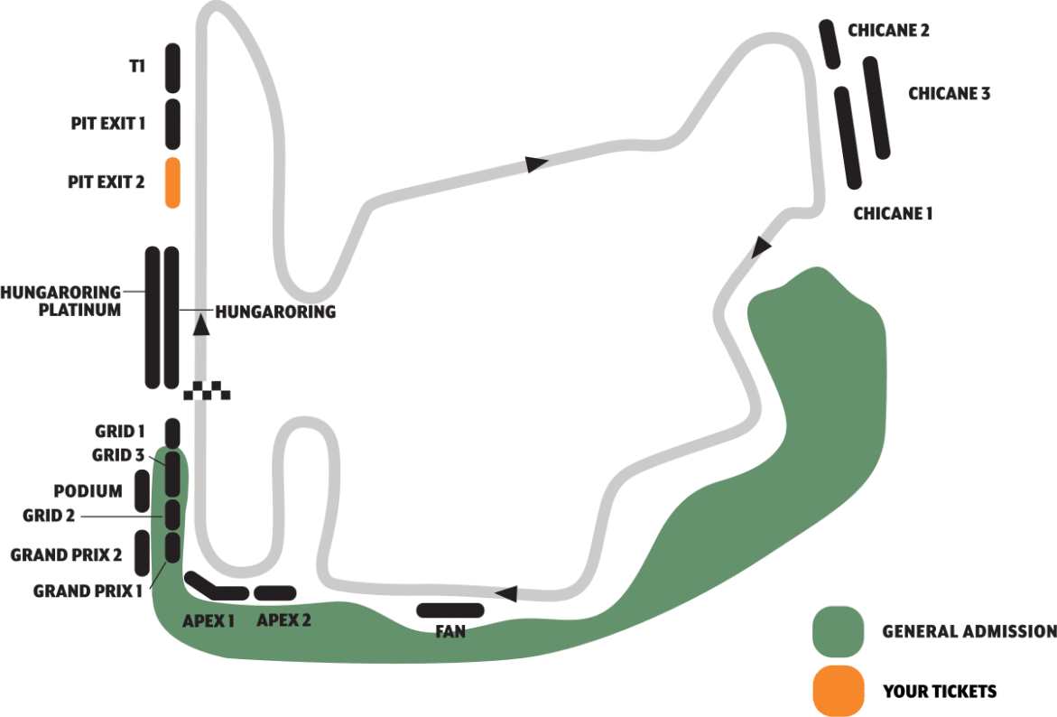 F1 tickets Hungarian GP 2026, Hungaroring – gp1tickets.com
