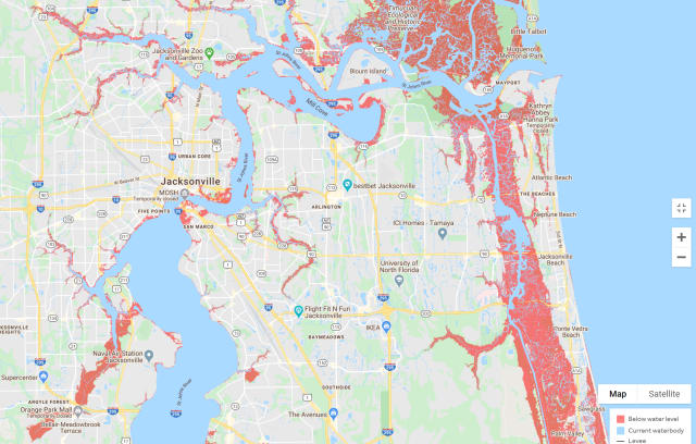 Online tool shows future coastal flooding for our area