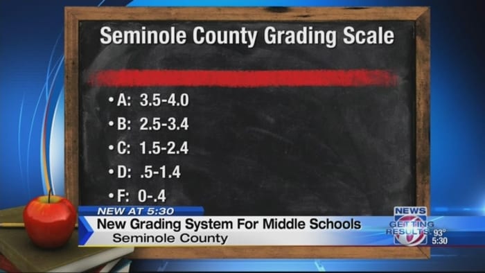 New grading system in place for middle schools in Seminole County