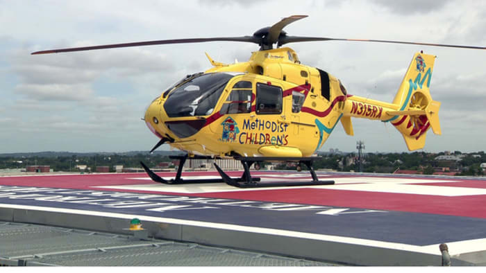 New helipad helps serve more patients at Metropolitan Methodist Hospital