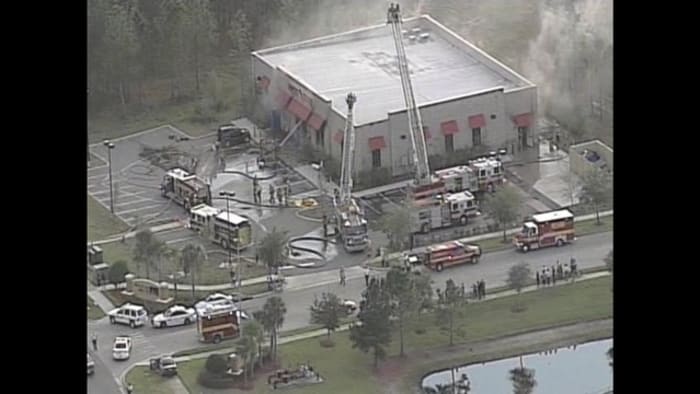 Intentionally set fire ignites at Family Dollar store